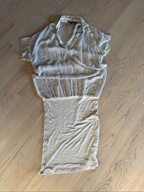 Seventy | Dresses | Seventy Silk Collar Dress | Poshmark